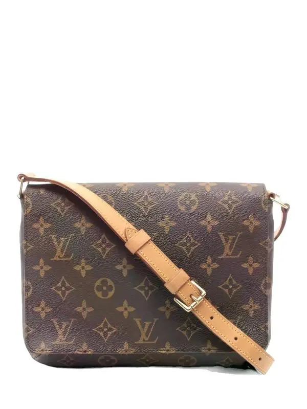 LOUIS VUITTON 1998 Musette Tango Monogram Shoulder Bag - Brown