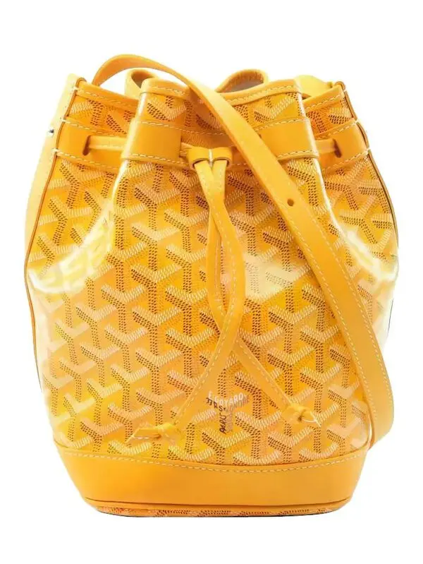 Goyard 2010s Petit Flo Bucket Bag - Yellow