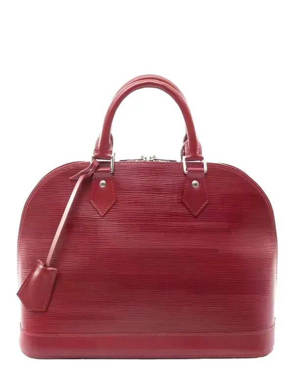 LOUIS VUITTON 2010 Épi Alma Pm Tote - Red