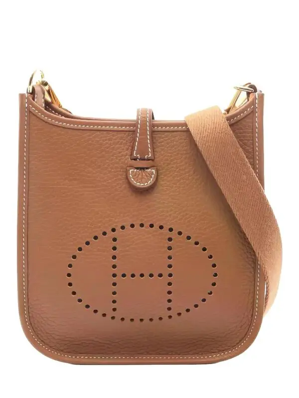 Hermès 2026 Clemence Leather Cross Body Bag - Brown