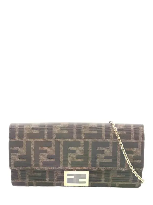 Fendi Canvas Mini Bag - Brown