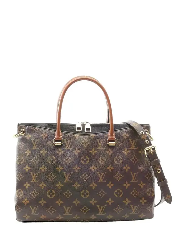 LOUIS VUITTON 2015 Mm Pallas Tote Bag - Brown
