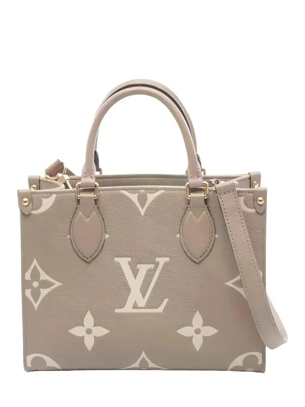 LOUIS VUITTON 2021 Pm Onthego Empreinte Tote Bag - Neutrals