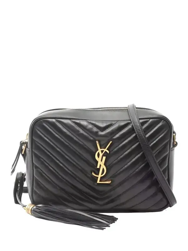 Saint Laurent 2010s Lou Shoulder Bag - Black