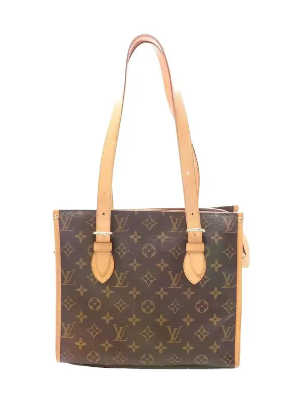 LOUIS VUITTON 2007 Popincourt Monogram Shoulder Bag - Brown