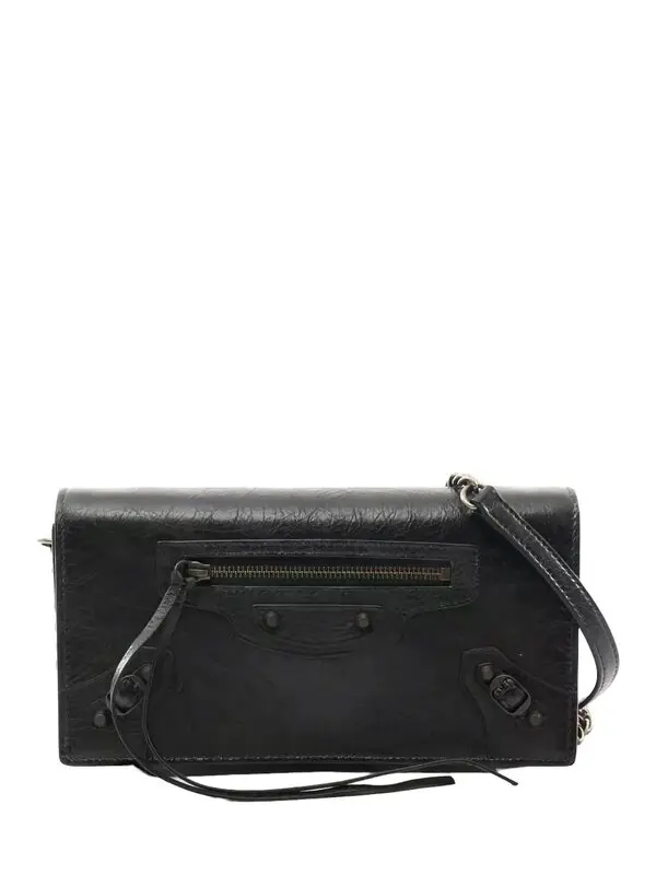 Balenciaga City Clutch Bag - Black