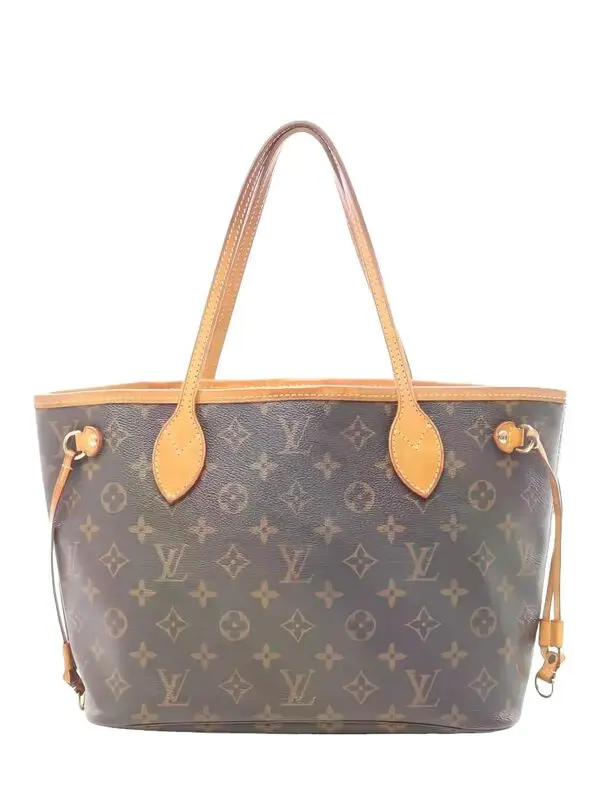 LOUIS VUITTON 2009 Neverfull Pm Tote Bag - Brown