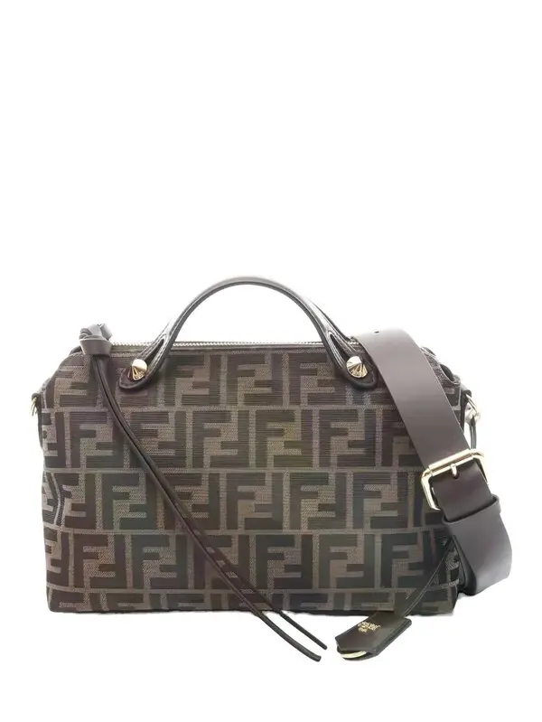 Fendi Jacquard Handbag - Neutrals