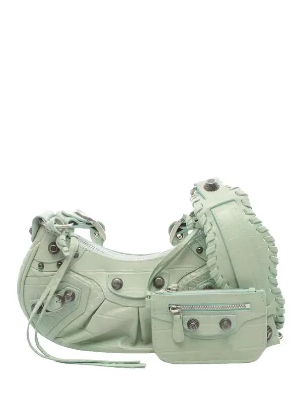 Balenciaga 2010s Le Cagole Xs Shoulder Bag - Green