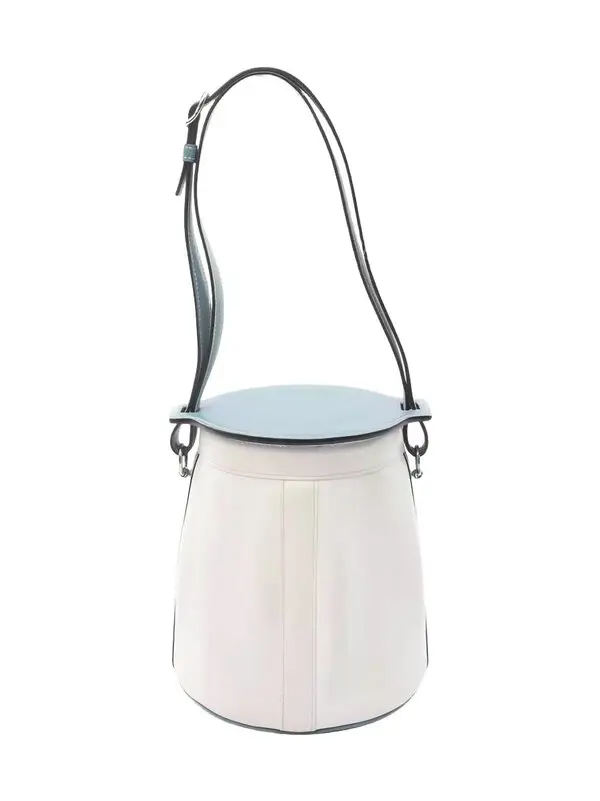 Hermès 2005 Pm Farming Bucket Bag - White