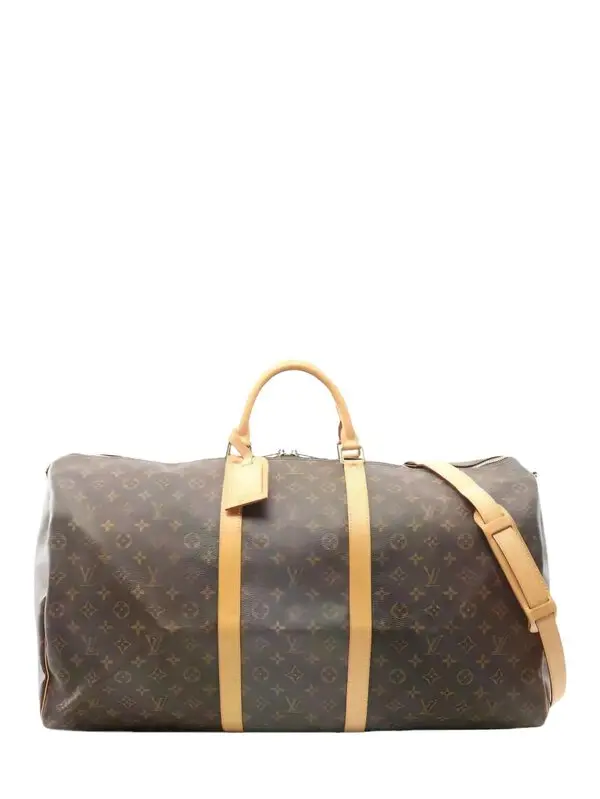 LOUIS VUITTON Keepall Bandouliere 60 Luggage Bag Monogram - Brown