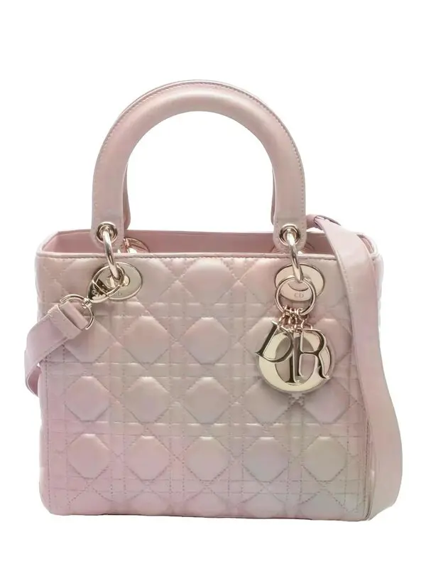 Dior 2010s Lady Two-way Tote Bag - Pink