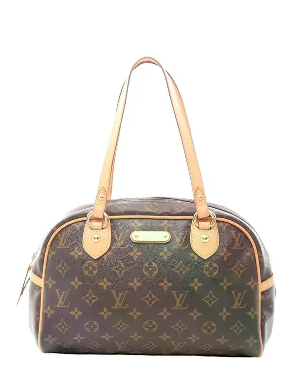LOUIS VUITTON 2008 Montorgueil Pm Shoulder Bag - Brown