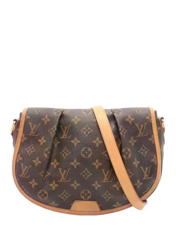 LOUIS VUITTON 2011 Menilmontant Pm Shoulder Bag - Brown