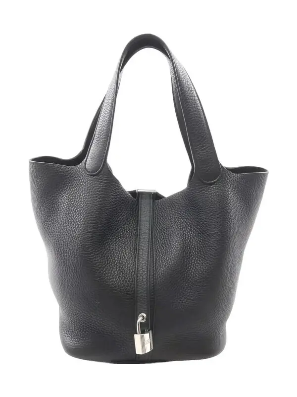 Hermès 2021 Mm Picotin Lock Tote Bag - Black