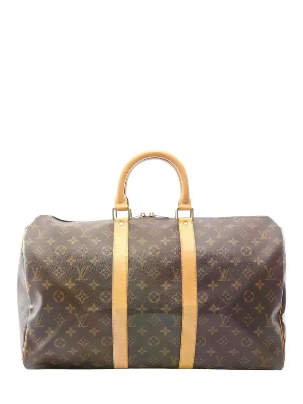LOUIS VUITTON 1998 Keepall 45 Handbag - Brown