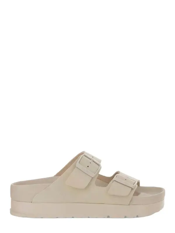 BIRKENSTOCK Arizona Flex Platform Sandals - Neutrals