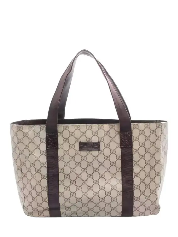 Gucci Gg Supreme Tote - Neutrals