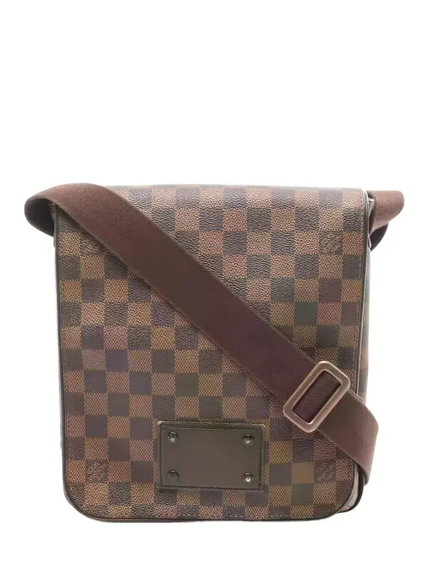 LOUIS VUITTON 2009 Pm Brooklyn Damier Messenger Bag - Brown