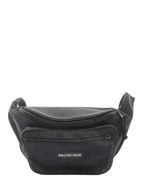 Balenciaga Canvas Belt Bag - Black
