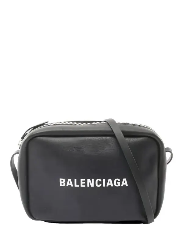 Balenciaga Leather Camera Bag - Black