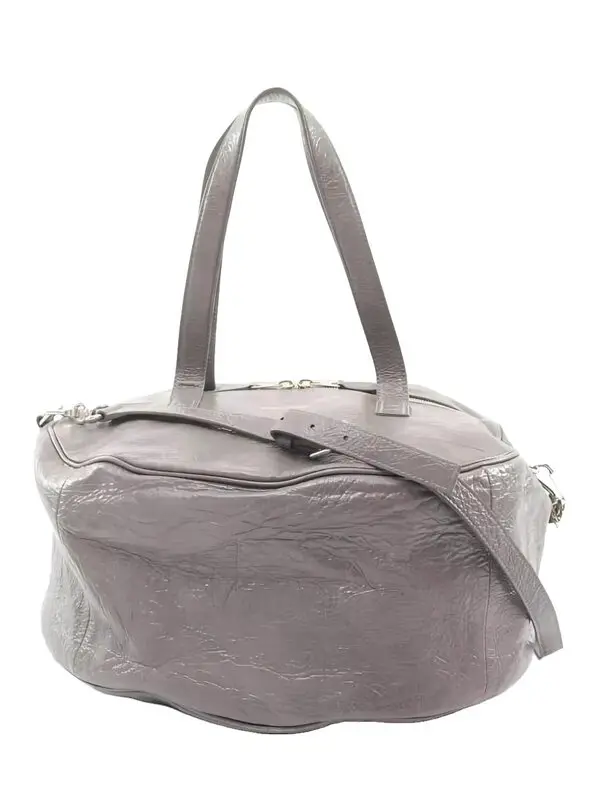 Balenciaga 2000s Air Hobo Leather Bag - Grey