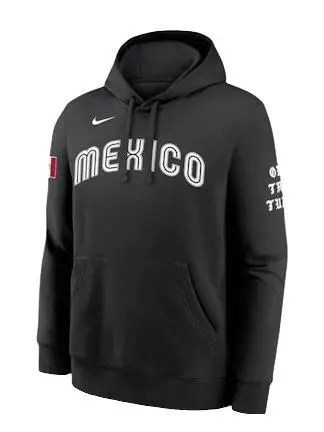 FANATICS X World Baseball Classic X Born X Raised Mexico Hoodie - Black