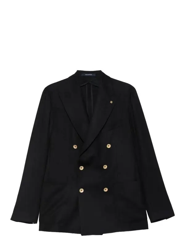 Tagliatore Double-breasted Pocket Blazer - Blue