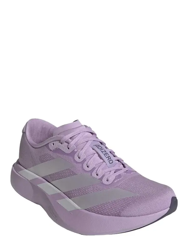 Adidas Adizero Evo Sl Running Shoe - Plum/zero Met./shock Pink