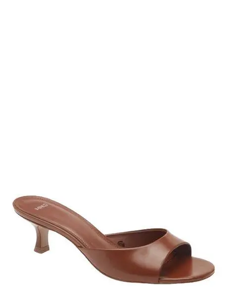 Mango Sandy Sandal - Cognac