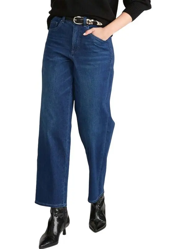 Universal Standard Bae Straight Leg Boyfriend Jeans - Berkeley Blue