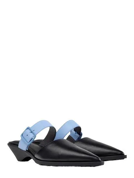 Camper Anita Pointed Toe Mule - Black