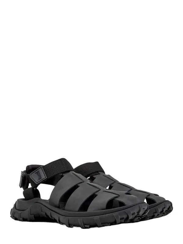 Camper Drift Trail Fisherman Sandal - Black