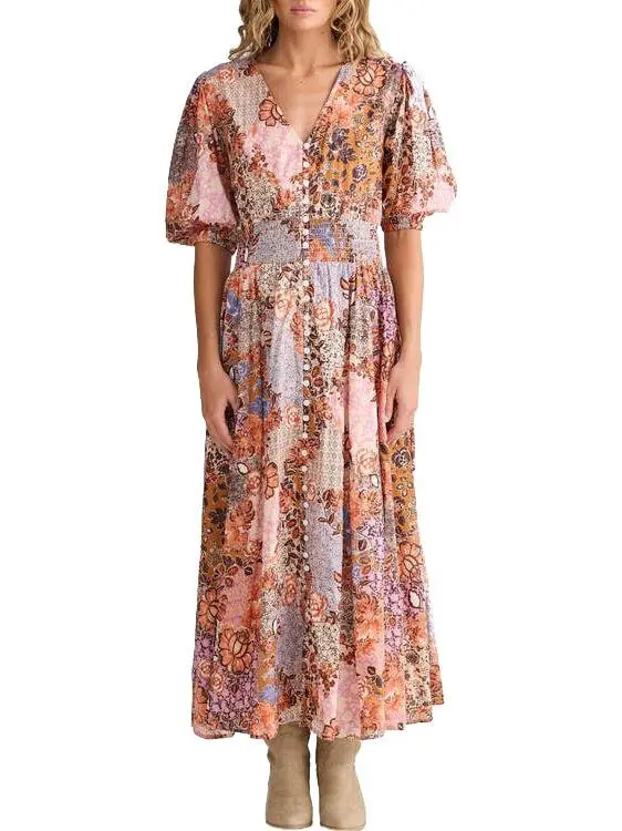 TALISMAN THE LABEL Floral Patchwork Maxi Dress - Dream Weaver