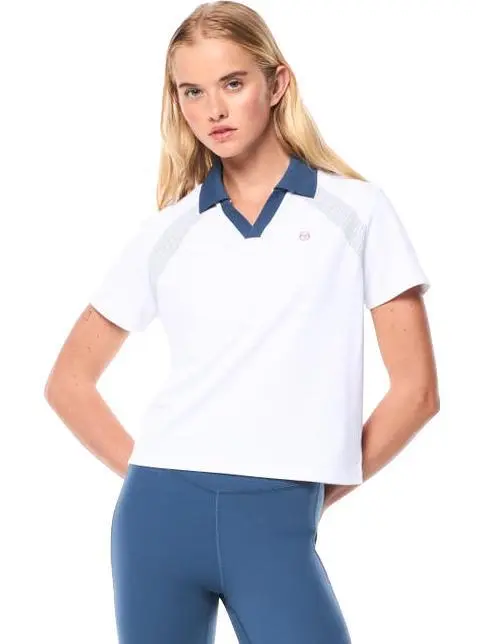 SERGIO TACCHINI Adelina Performance Polo Shirt - Brilliant White