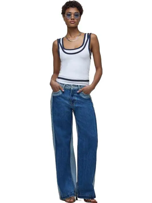 Hudson Jeans Rylee Patch Loose Pant - Double Take