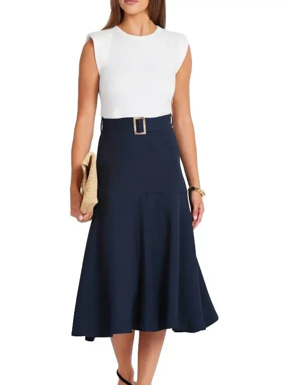 BISHOP + YOUNG Kristopher Twofer Dress - Navy