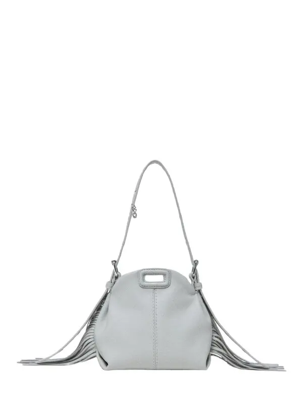 Maje Miss M Micro Bag - Light Grey
