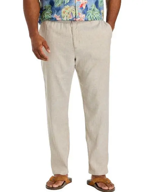 Tommy Bahama Linen-blend Elastic-waist Pants - Beach