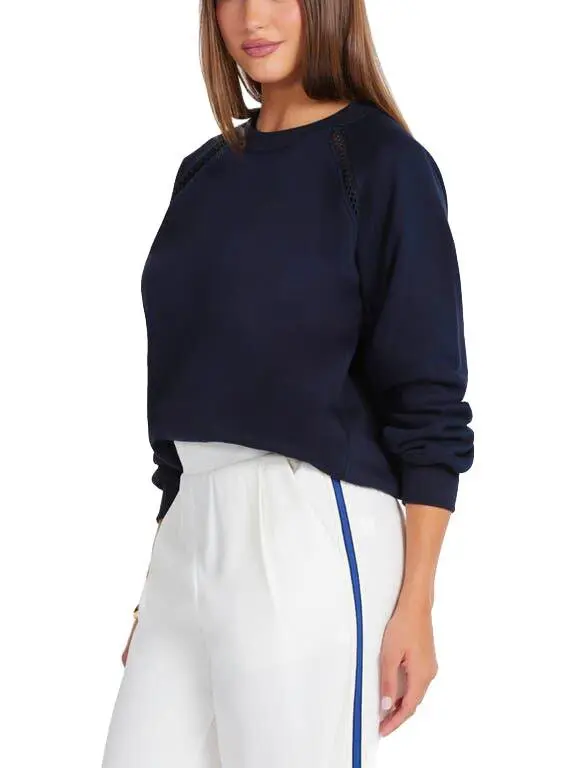 BISHOP + YOUNG Belmond Relaxed Sweatshirt - Navy