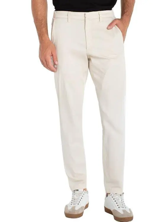LIVERPOOL Slim Fit Pull-on Chinos - Parchment