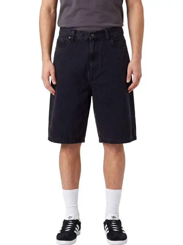 Carhartt Work In Progress Cotton Denim Shorts - Black
