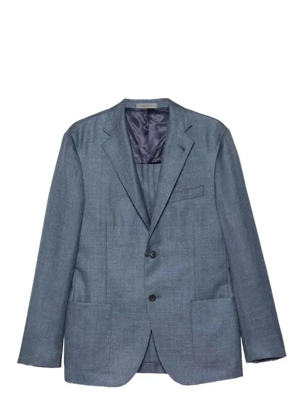 Corneliani Button Single-breasted Jacket - Blue