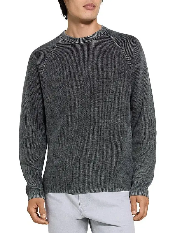 Theory Long Sleeve Sweater - Washed Black