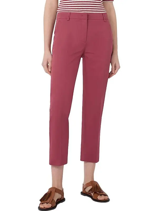 Max Mara Petite Wkdcecco Cropped Trousers - Cherry