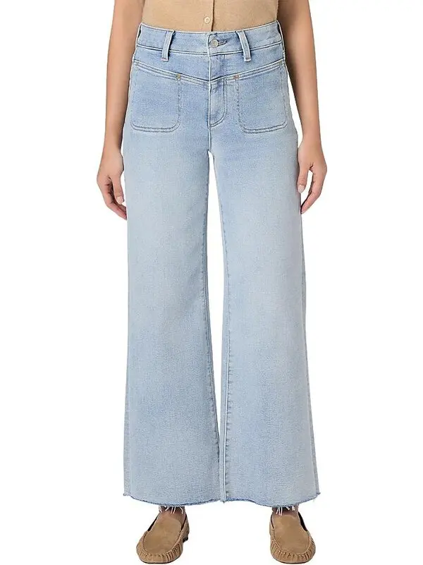 Paige Anessa High-rise Wide Leg Jeans - La Belle