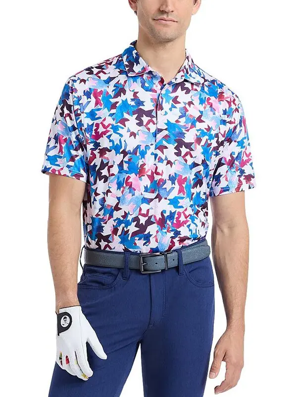 Robert Graham Bartlow Knit Polo Shirt - Multi