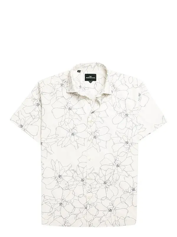 Rodd & Gunn Bird Rock Short Sleeve Shirt - Porcelain