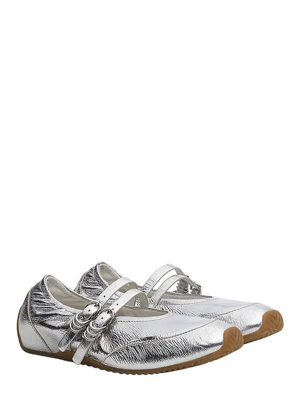 Rag & Bone Emilee Mary Jane Sneakers - Silver