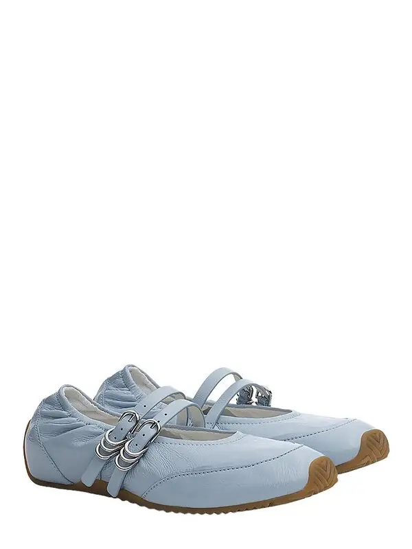 Rag & Bone Emilee Mary Jane Sneakers - Sky Blue